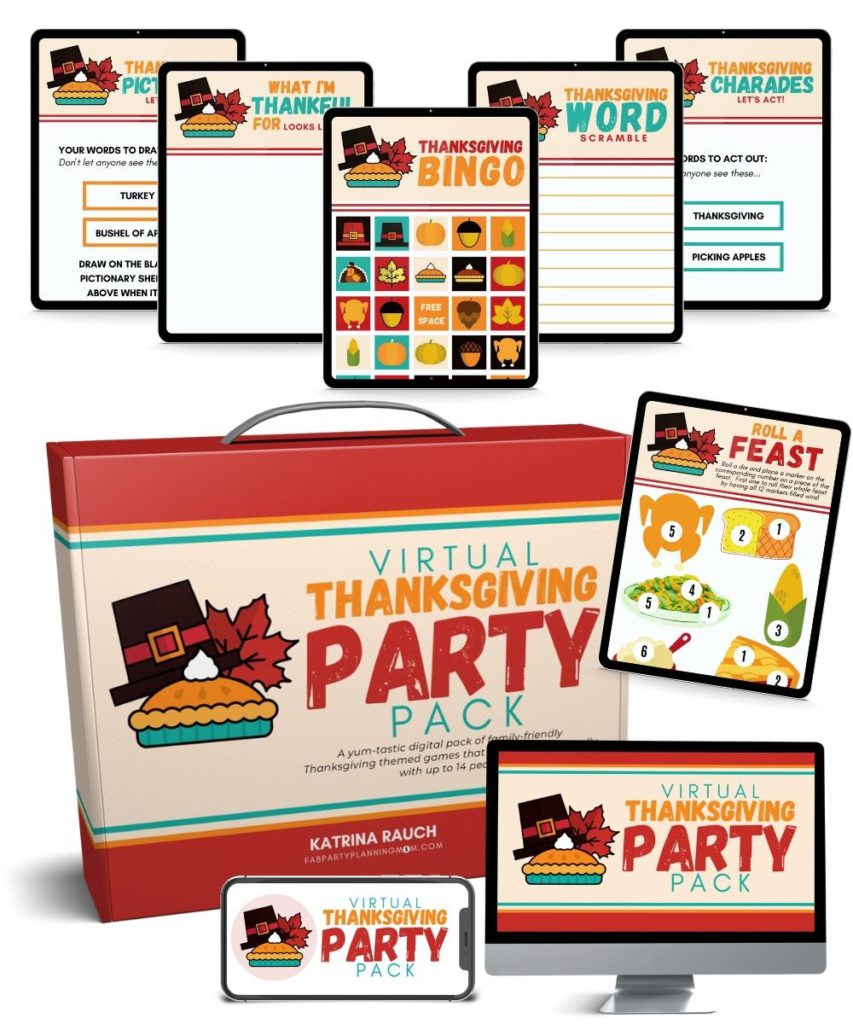 Virtual Thanksgiving Party Pack - Just In Time For Thanksgiving Sale! 旅 ...