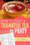 Host A Thankful Tea Party For Your Friends - FAB Party Planning Mom