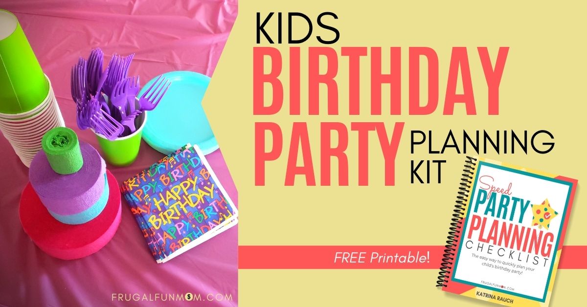 Kids Birthday Party Planning Kit - FAB Party Planning Mom