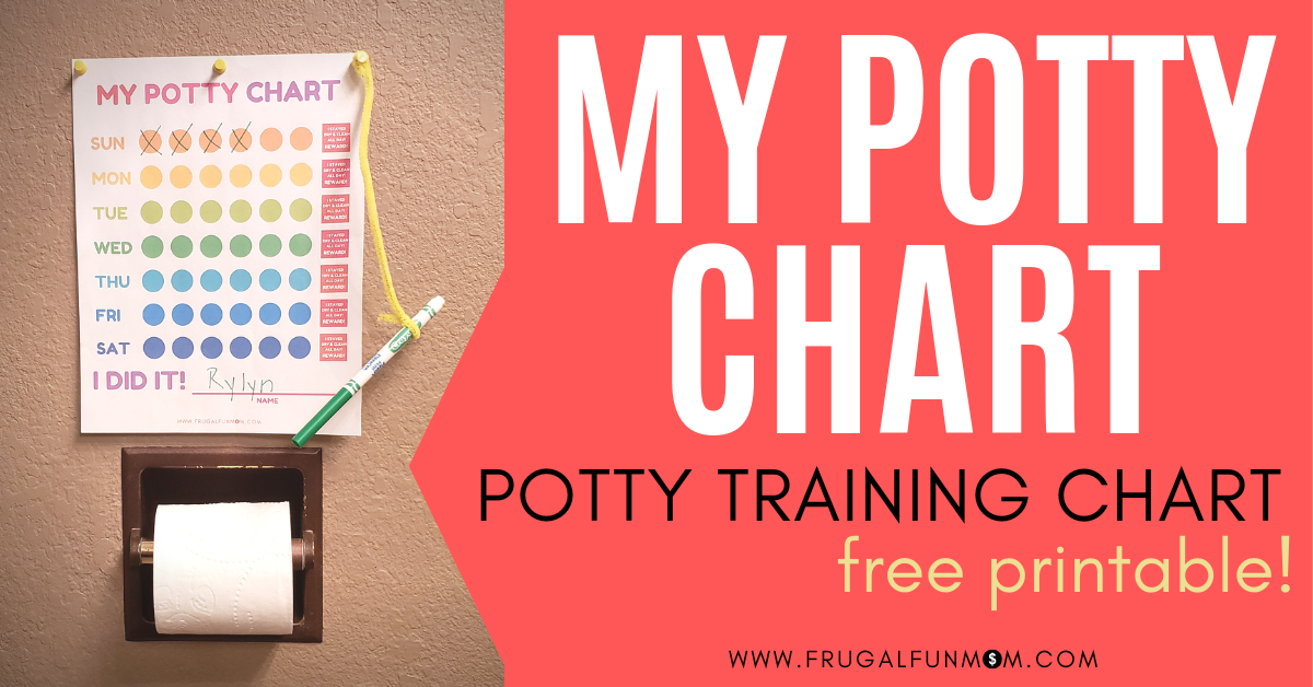 Printable Potty Training Chart - FAB Party Planning Mom
