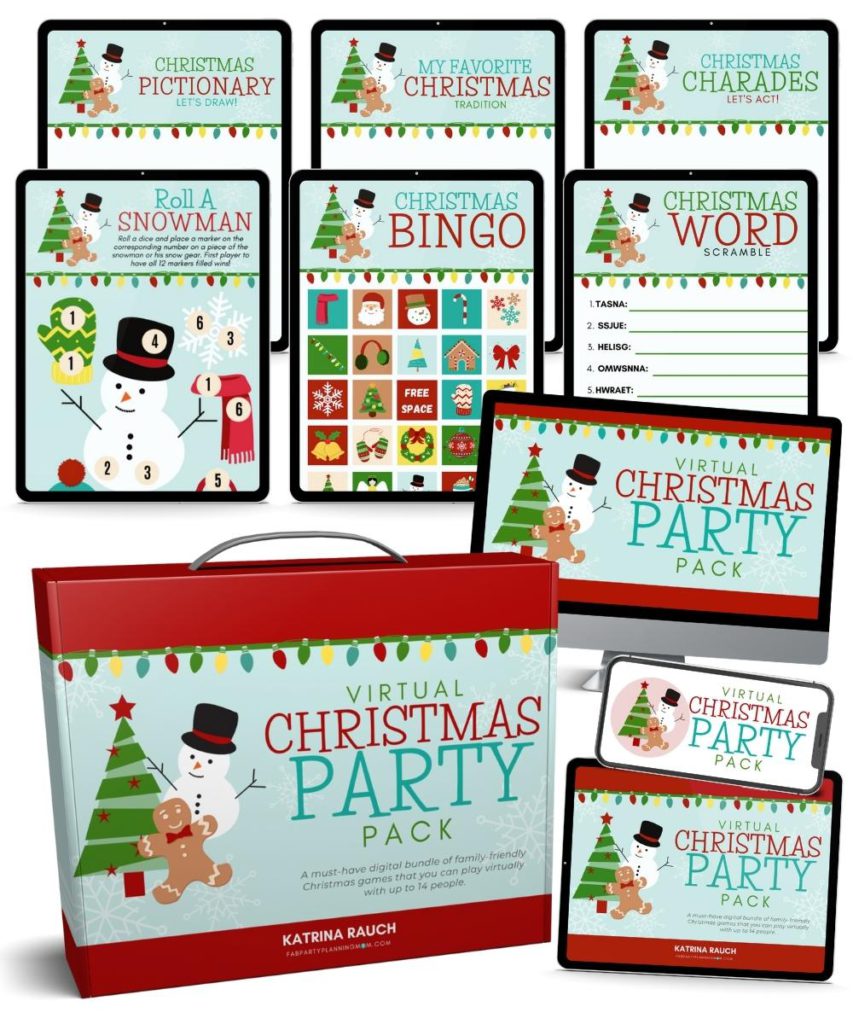 Virtual Christmas Party Pack - Just In Time For Christmas Sale! - FAB ...